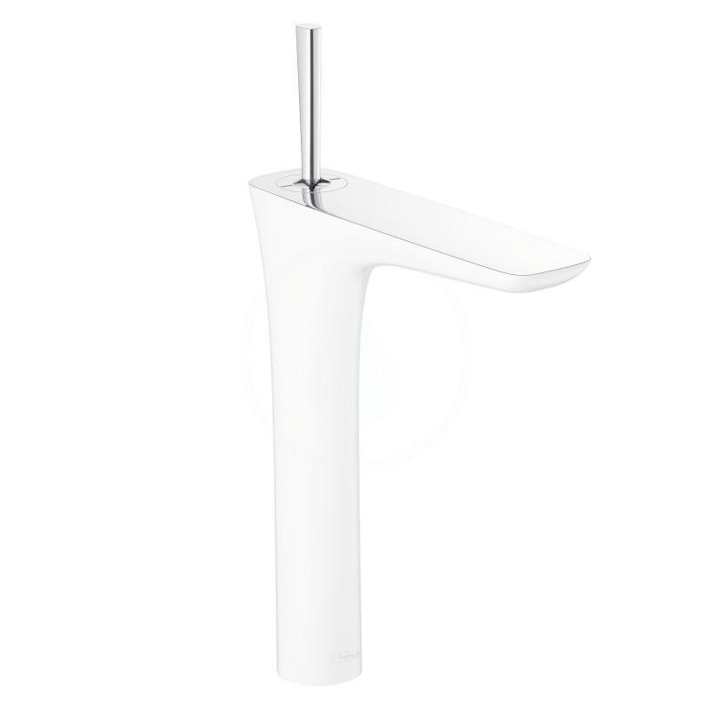 HANSGROHE - PuraVida Umývadlová batéria s výpustom Push-Open, biela ...